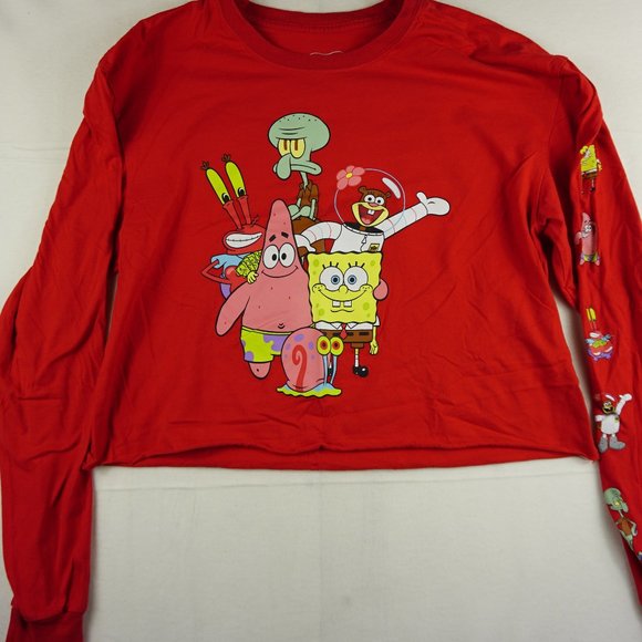 SpongeBob Squarepants | Tops | Spongebob Double Sided Graphic Shirt ...